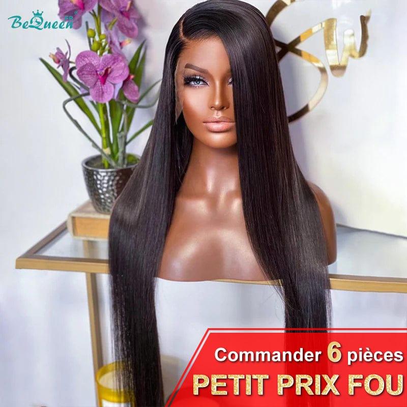 BeQueen “Mina” Perruque Longue Lisse avec Lace Frontale Petit Prix FOU ...